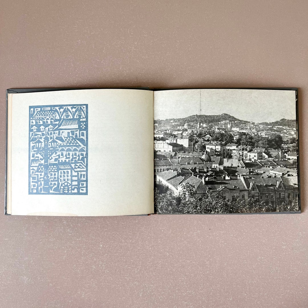 Rare 1975 Soviet Lviv Guidebook Hardcover With Black and White Photos ...