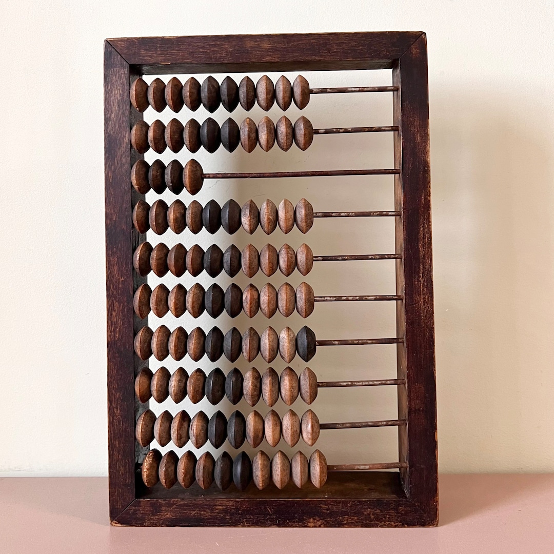 Work Abacus Wooden 1980s Soviet Business счеты (abacus) 10 Rows of ...