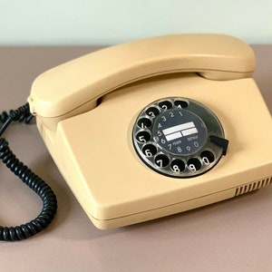 FeTAp 791 Siemens Desktop Phone Rotary Dial Telephone Cream | Etsy
