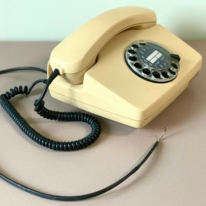 FeTAp 791 Siemens Desktop Phone Rotary Dial Telephone Cream | Etsy