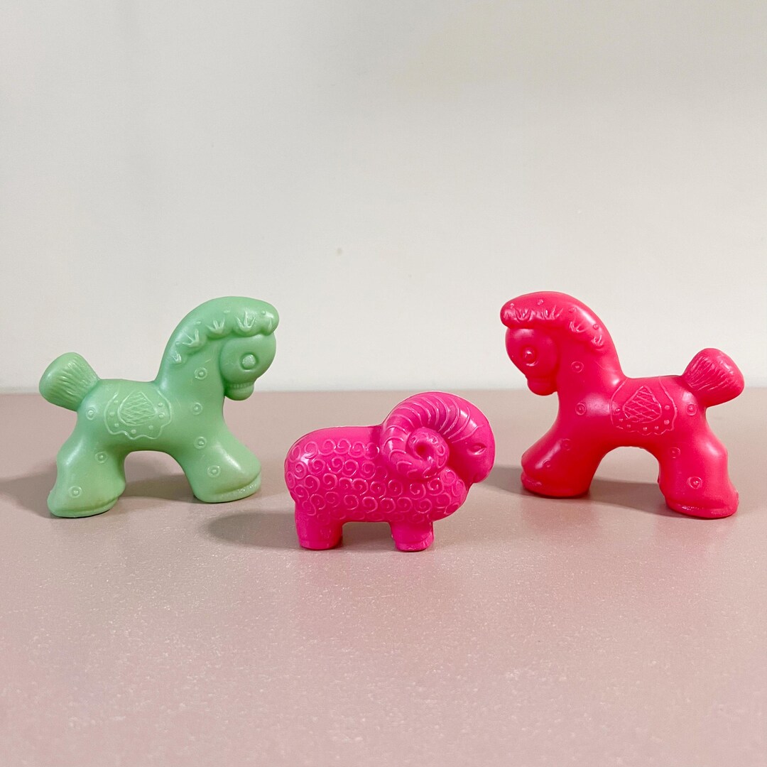 Ponies & Ram Vintage Soviet Farm Animal Toys Arsenal Leningrad 1980s ...