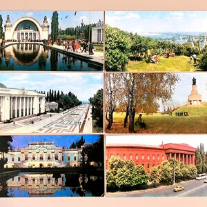 Kyiv/kiew/Київ Panoramic Postcard Set 1979 Soviet Ukraine 21 Cards ...
