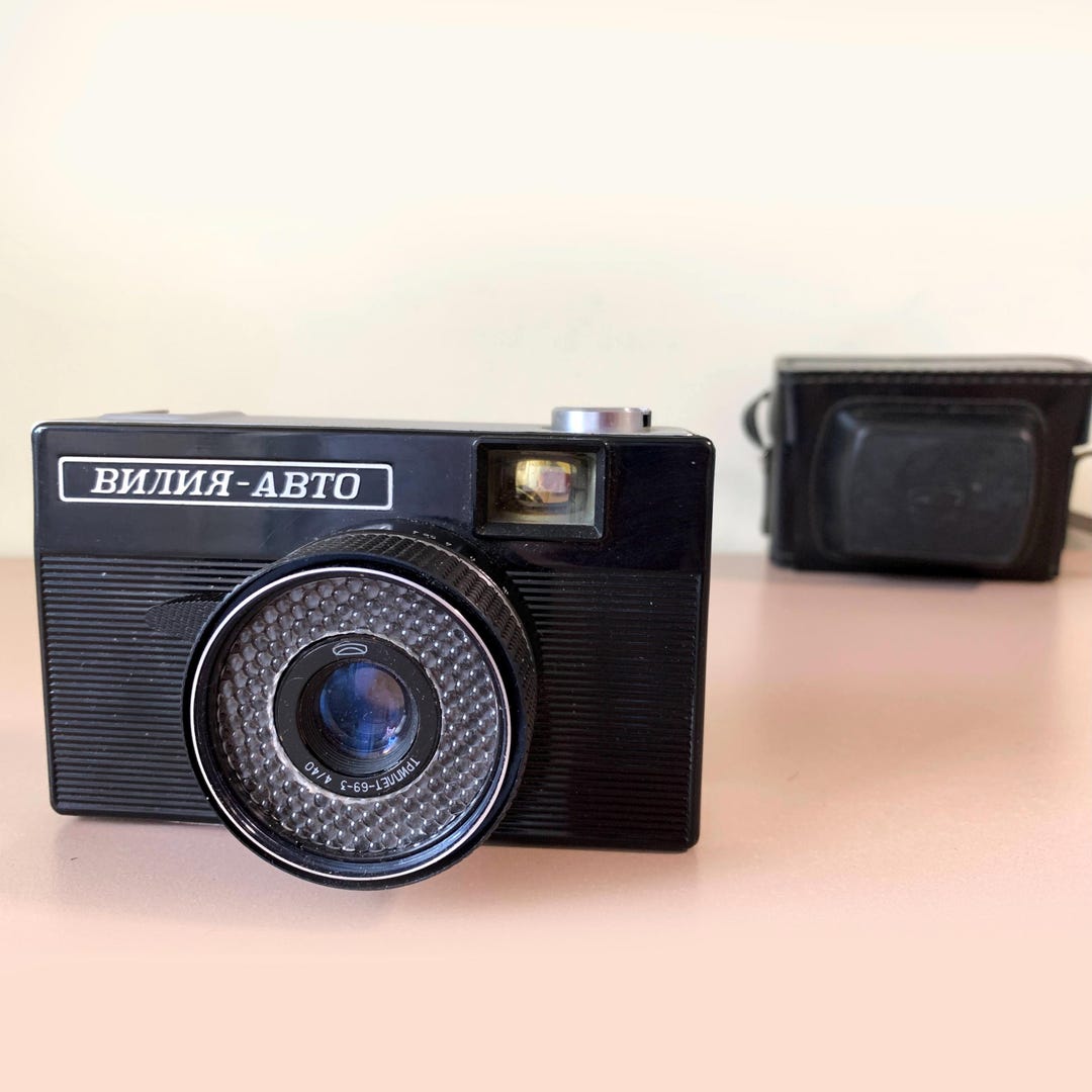 Belomo Vilia Auto Soviet 1970s 35mm Lomography Camera + Case Vintage ...