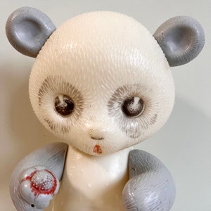 Vintage Russian Soviet Grey Panda Bear Cartoon Hero Plastic - Etsy