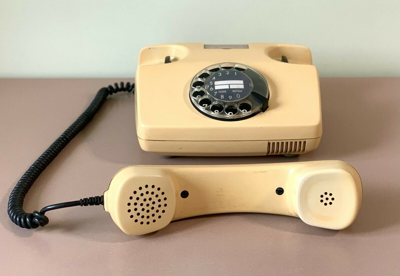 FeTAp 791 Siemens Desktop Phone Rotary Dial Telephone Cream | Etsy
