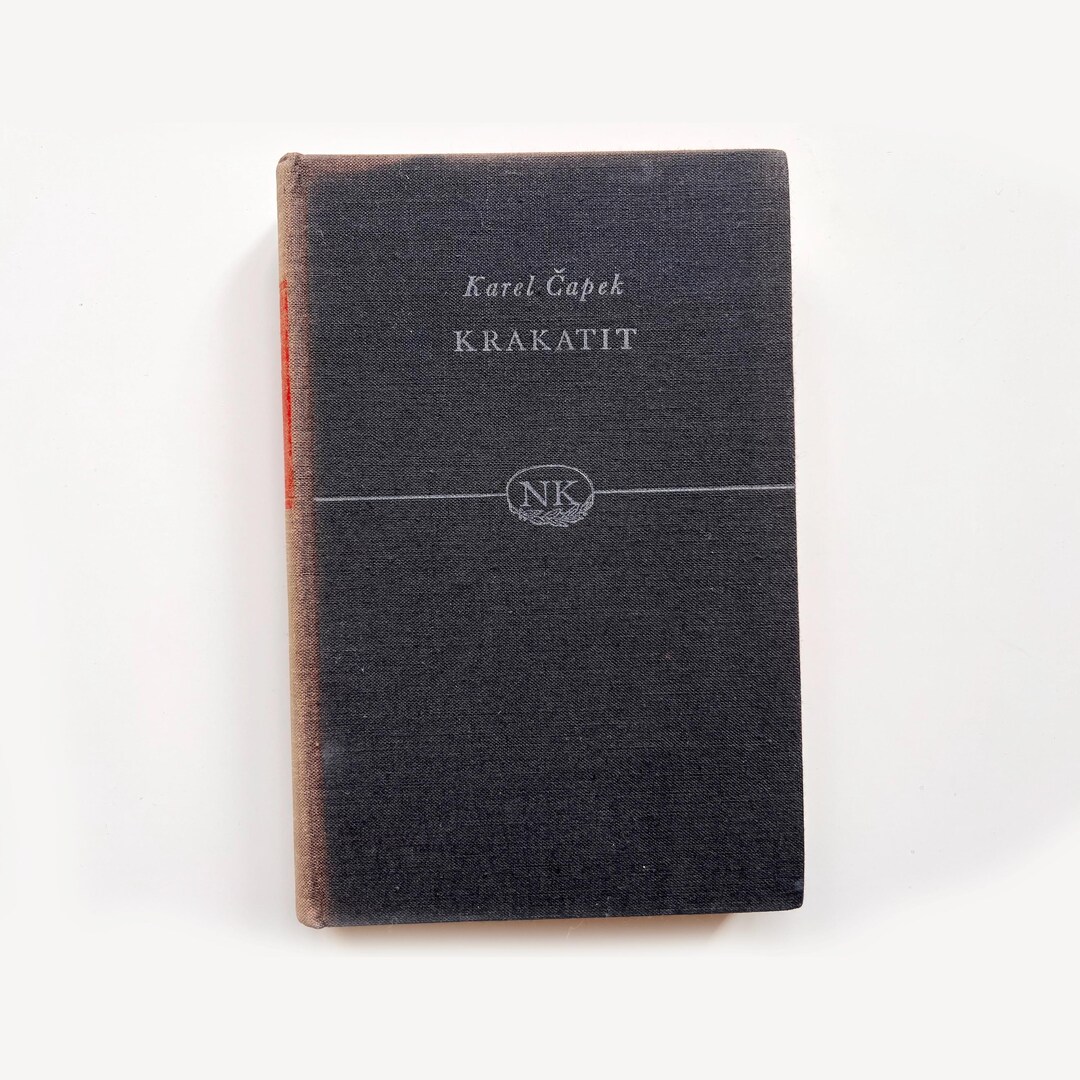 Krakatit Karel Capek 1958 Czech Science Fiction Novel, Rare Book, Gift ...