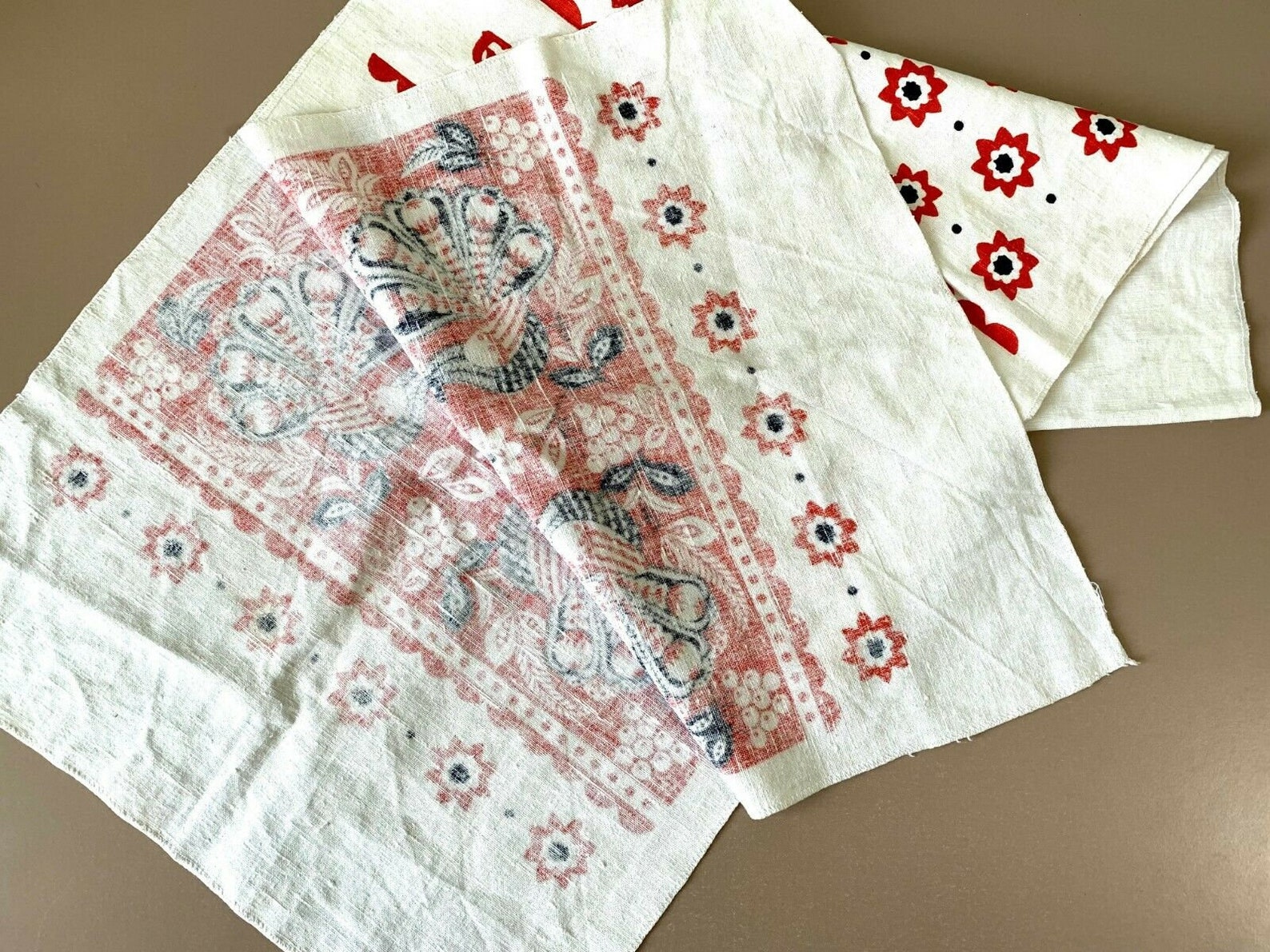 Rushnik Wedding Tea Towel Printed Embroidery Pattern Ritual - Etsy