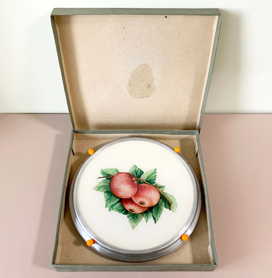 Retro Lazy Susan Rotating Serving Plate Soviet Vintage 1970s Kitsch ...