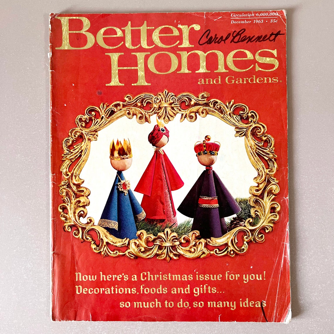 Vintage December 1963 Better Homes & Gardens Christmas Magazine - Etsy