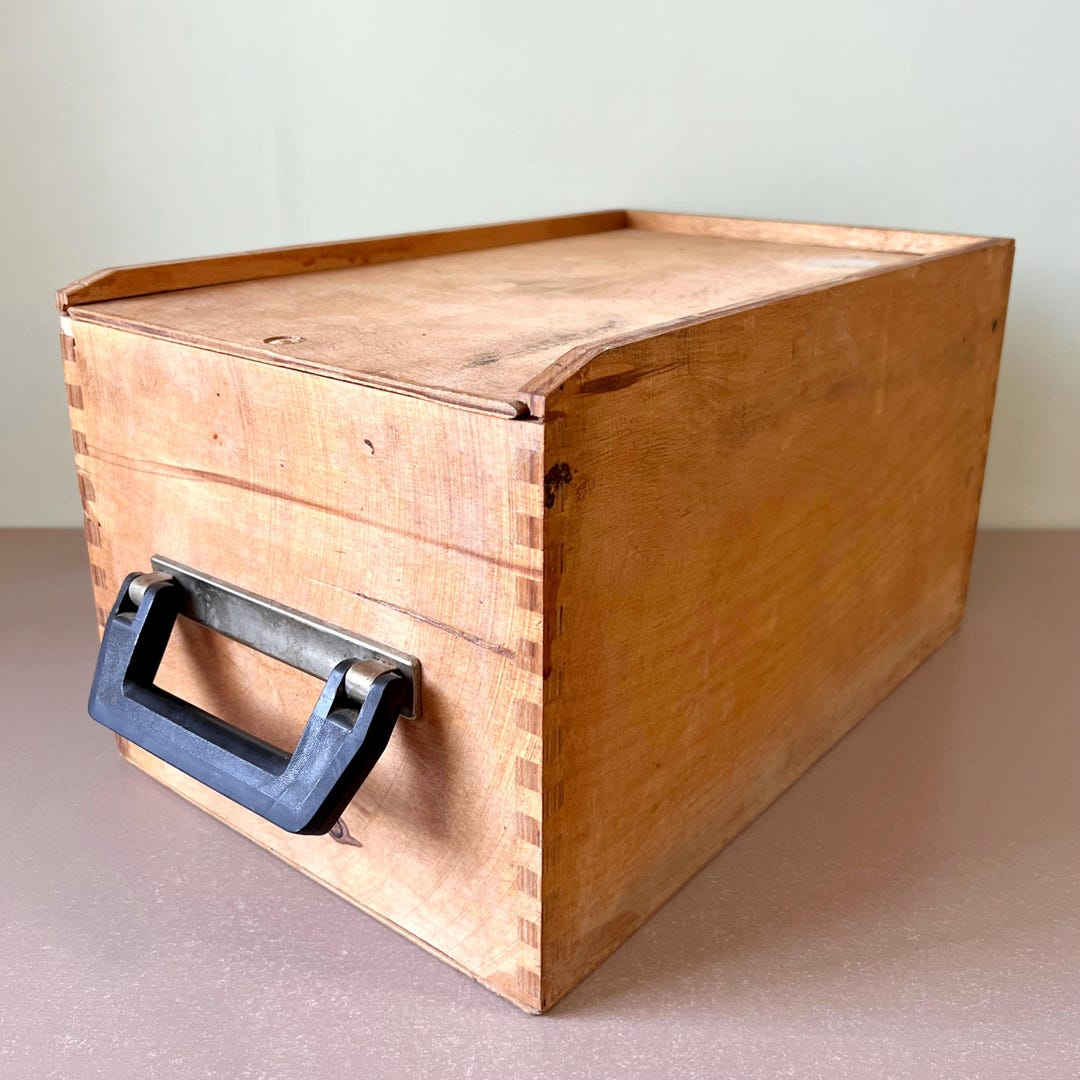 Vintage Soviet Naval Tool Box – Wooden Military Storage Chest With ...