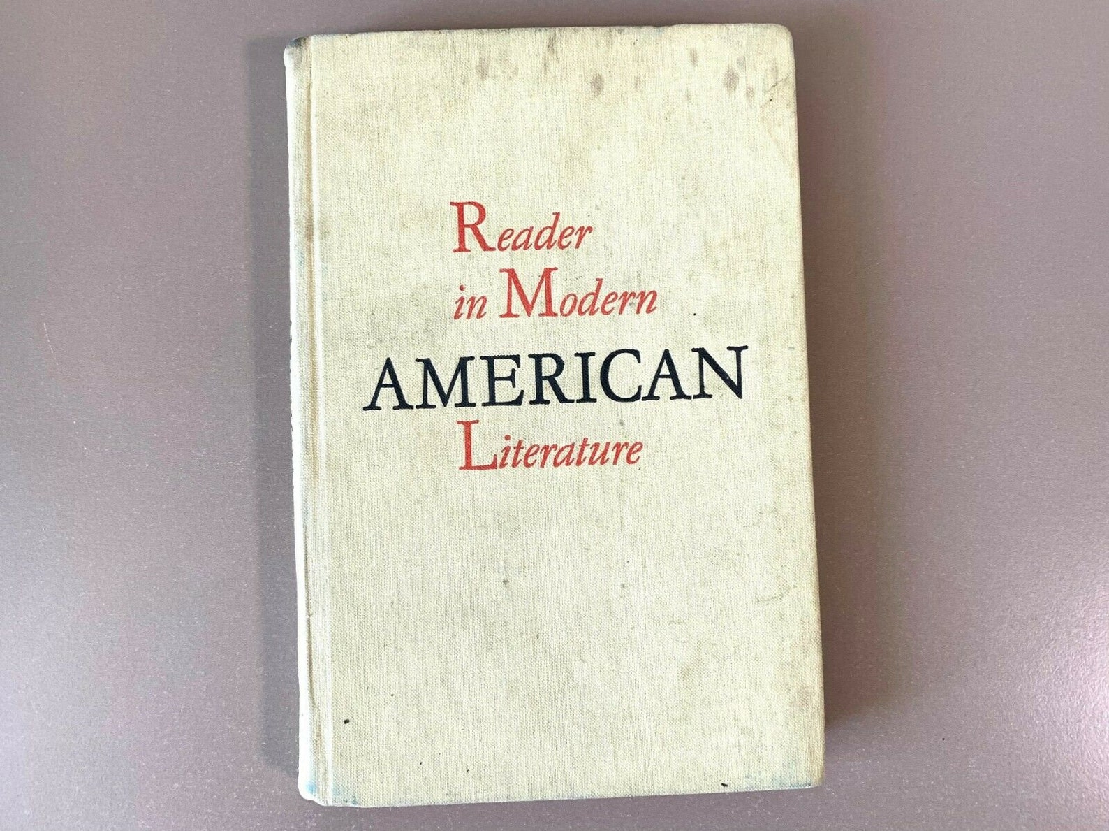 Reader in Modern American Literature 1977 Soviet English - Etsy