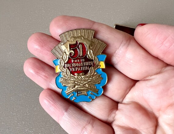 Communist Badges Set of 4 Enamel Alloy Lapel Pins Sov… - Gem