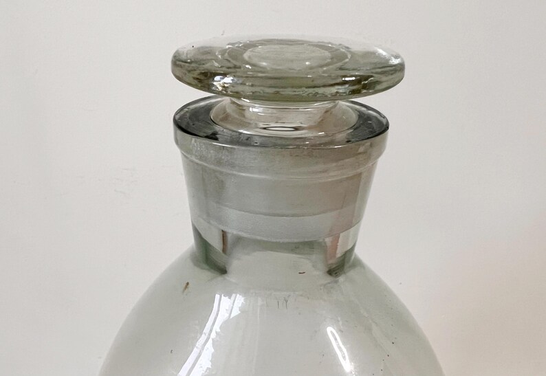 Large 2L Soviet Apothecary Jar, 1950s Sirupus Simplex Bottle, Vintage ...