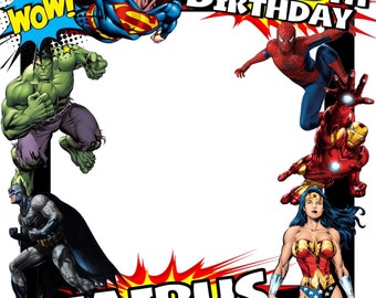 Avengers frame | Etsy