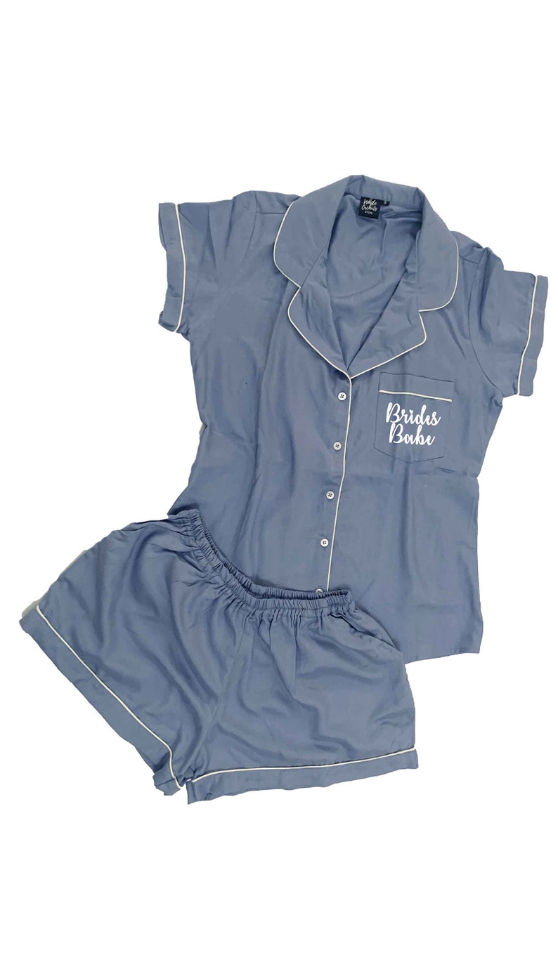 Bridesmaid Pajamas Bridesmaid Sleep Shirts Bridesmaid Button Etsy