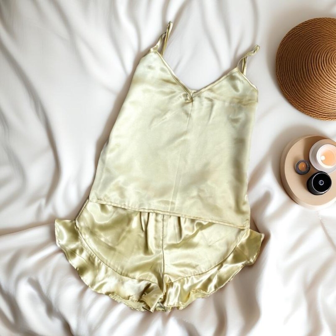 Ruffle Cami Camisole Set Bridesmaid Pajamas, Custom Monogrammed Pajamas ...