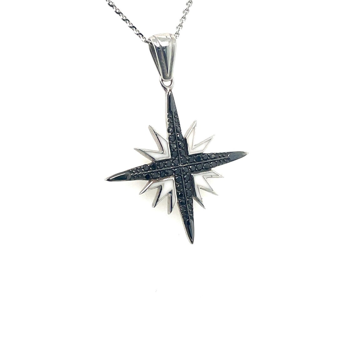 Star of Beit Lechem, 14K Gold, Cross Pendant, Diamonds Cross Pendant ...