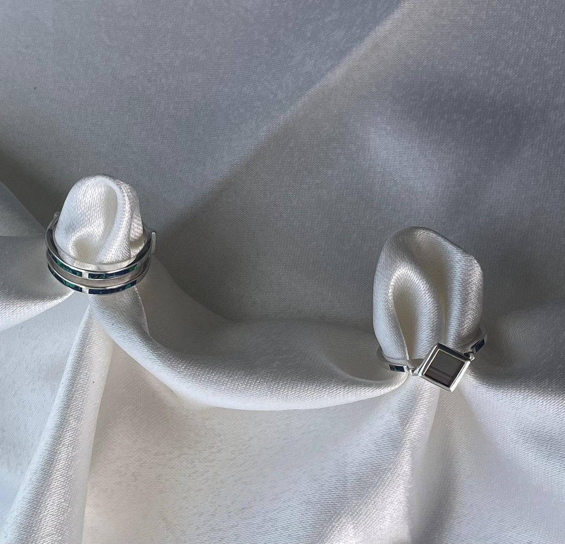 Nano Bible Rings, Eilat Stone, 2 Different Rings, 925 Silver, Christian ...