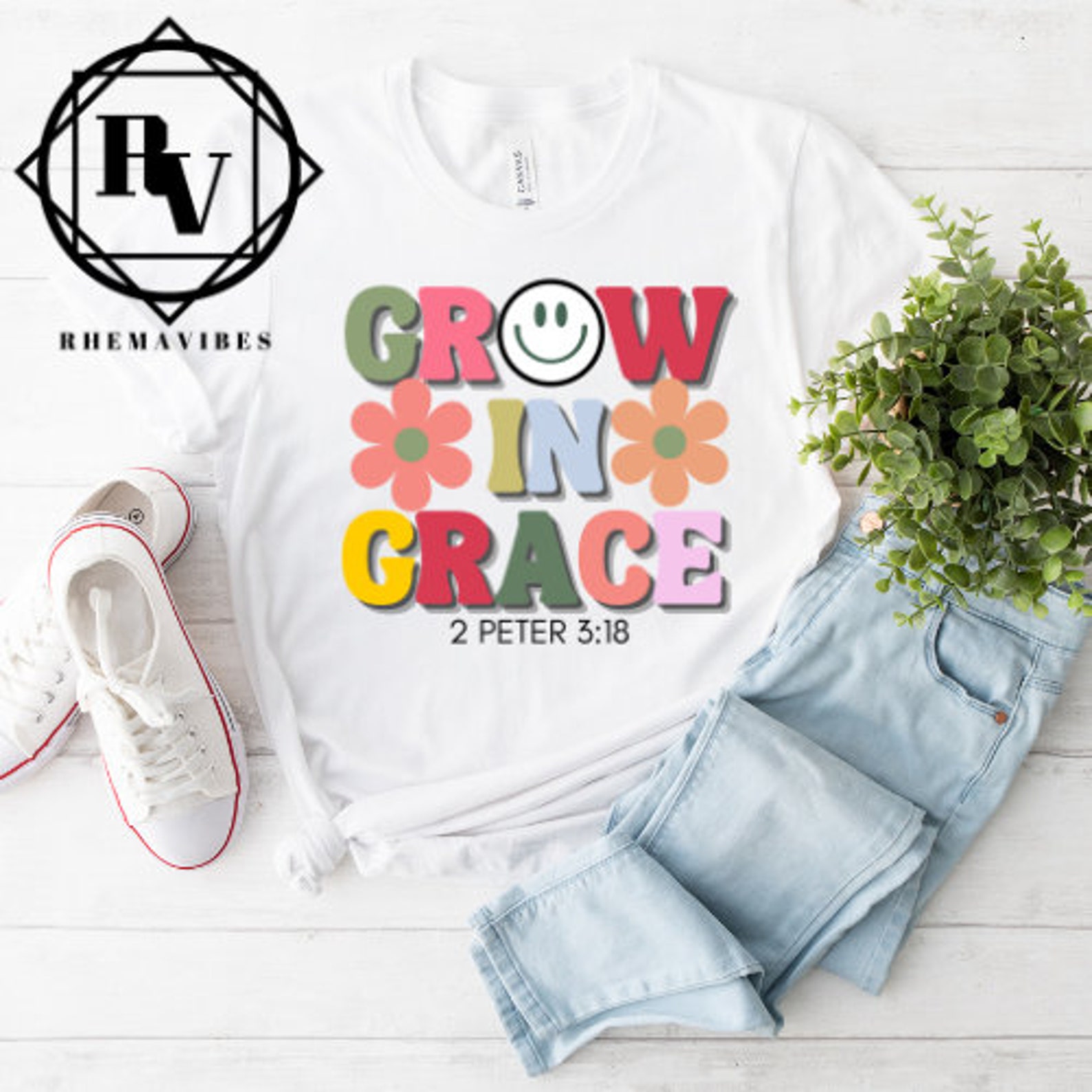 Grow in Grace Svg Bible Verse Png Scripture Svg Christian - Etsy UK