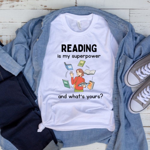 Reader Svg, Books Superpower Svg, Book Svg, Reading is My Superpower ...