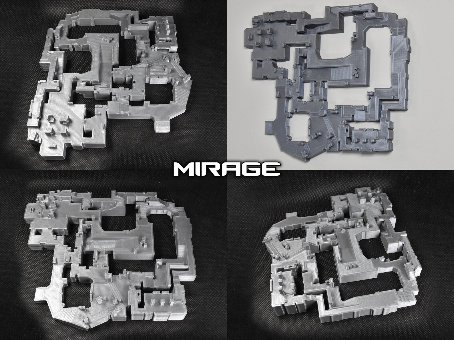 Counter-strike Map Layout Wall Art | CS2 | CSGO | 3D Print | Dust2 ...