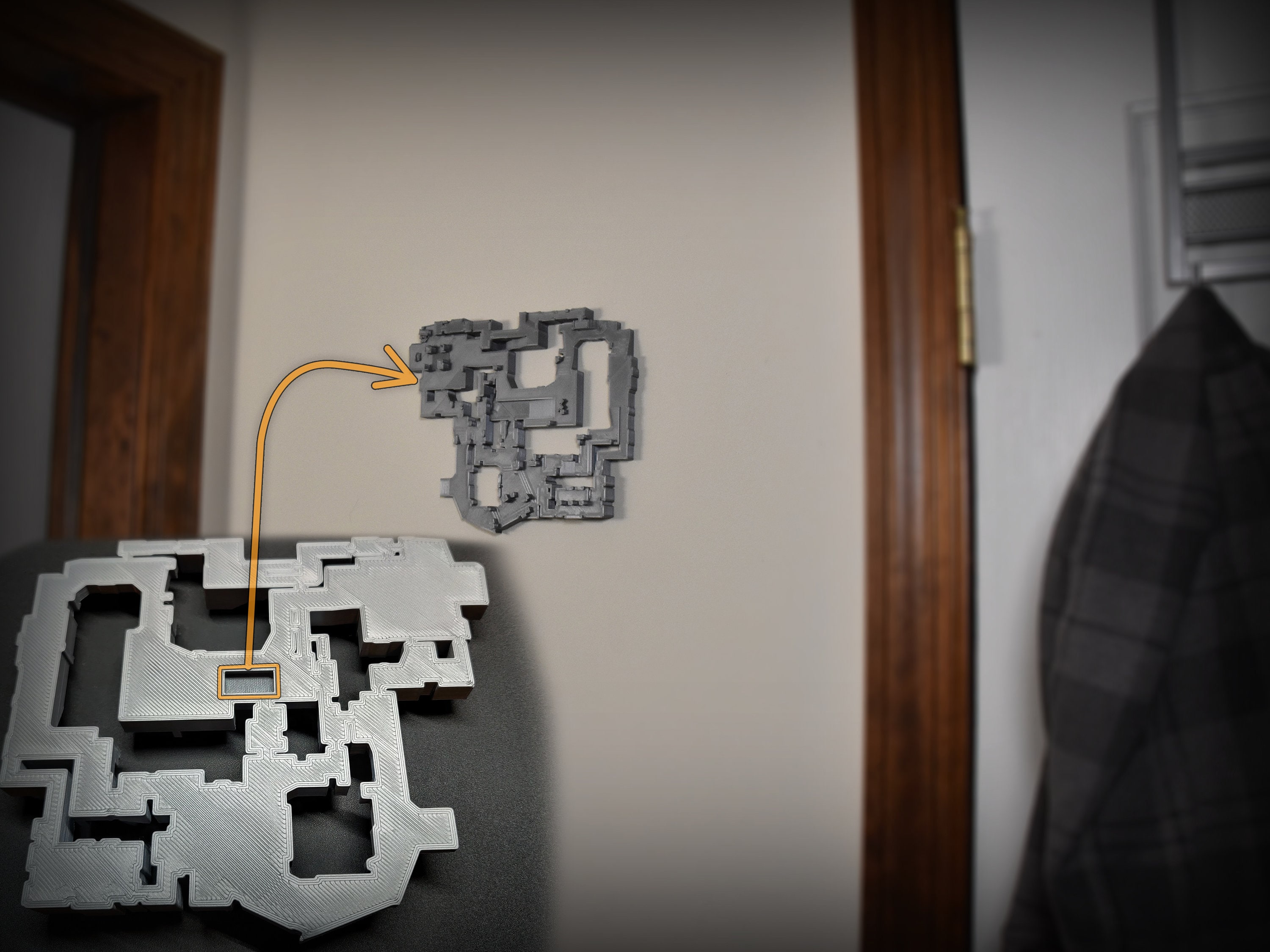 Counter-strike Map Layout Wall Art CSGO 3D Print Dust2 - Etsy UK