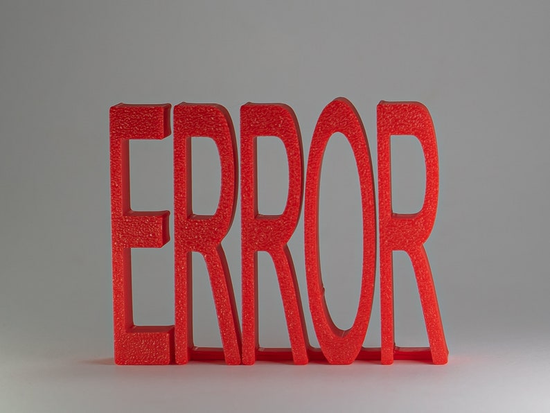 Developer Error Source Engine GMOD Error Model - Etsy