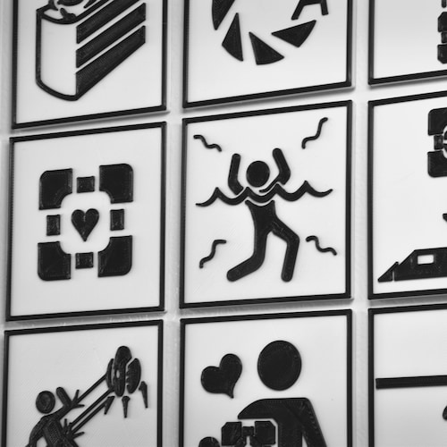 Portal Test Chamber Sign - Etsy