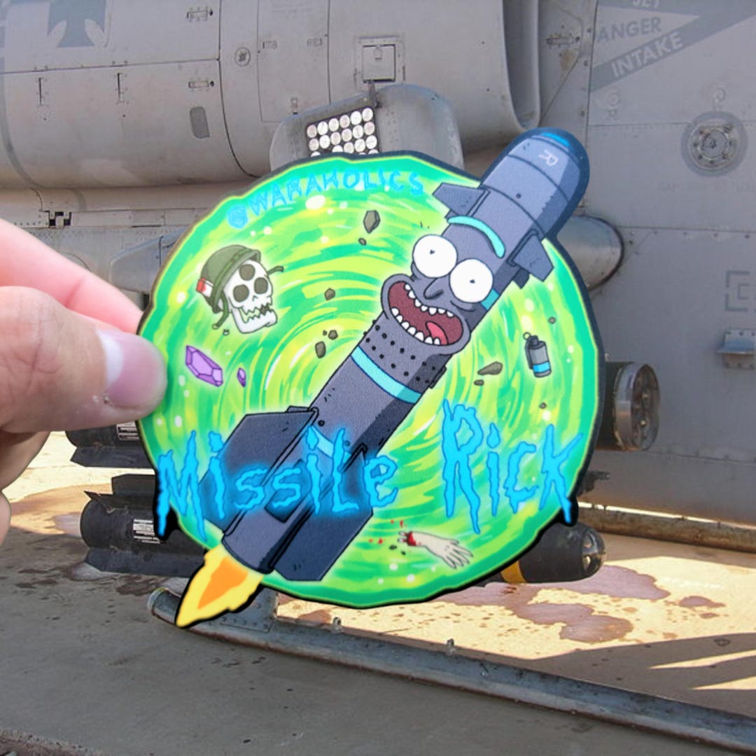 Hellfire Missile Rick - (4" Inch Sticker) - Etsy
