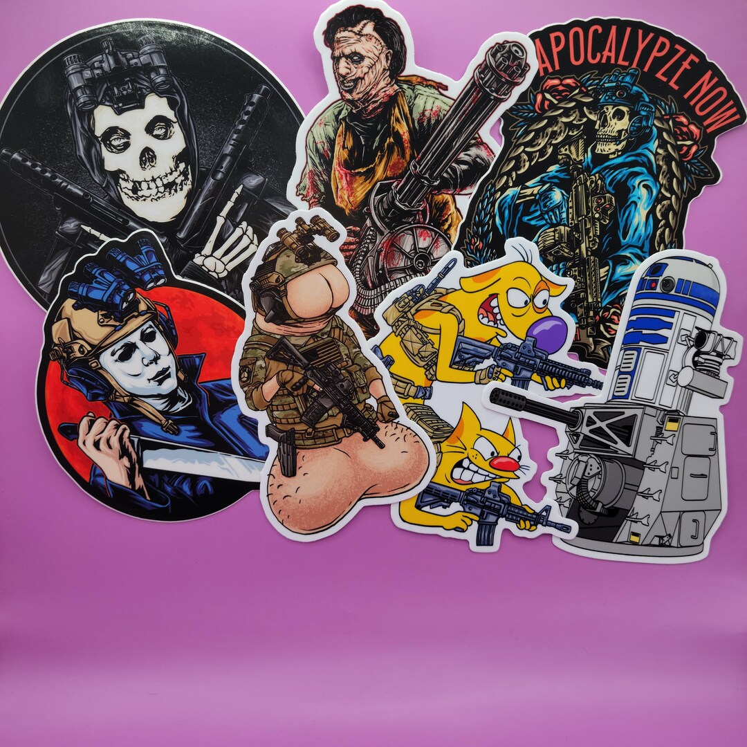 7 FOR 7 Slap Pack 4 Inch Stickers - Etsy