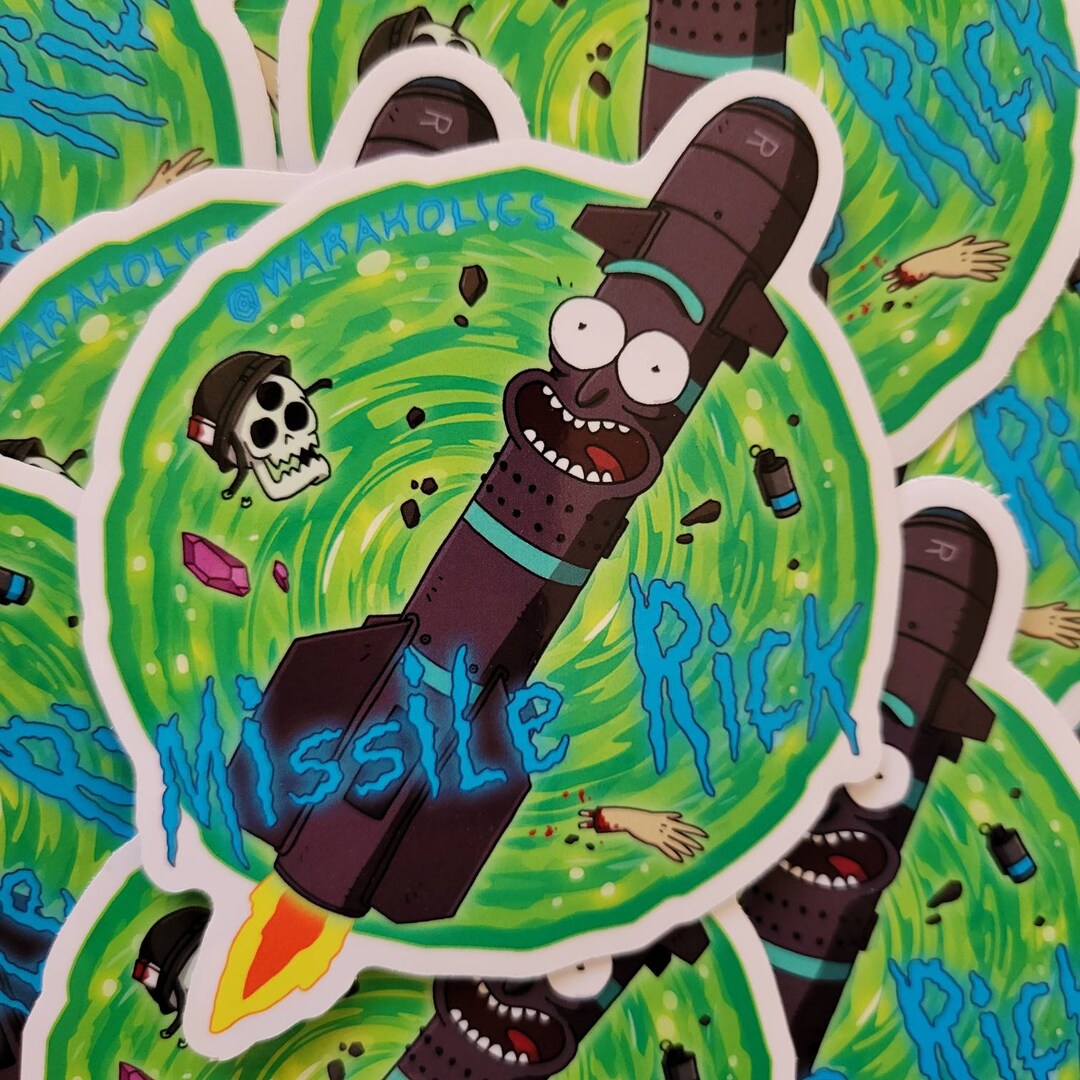 Missile Rick Sticker - Etsy
