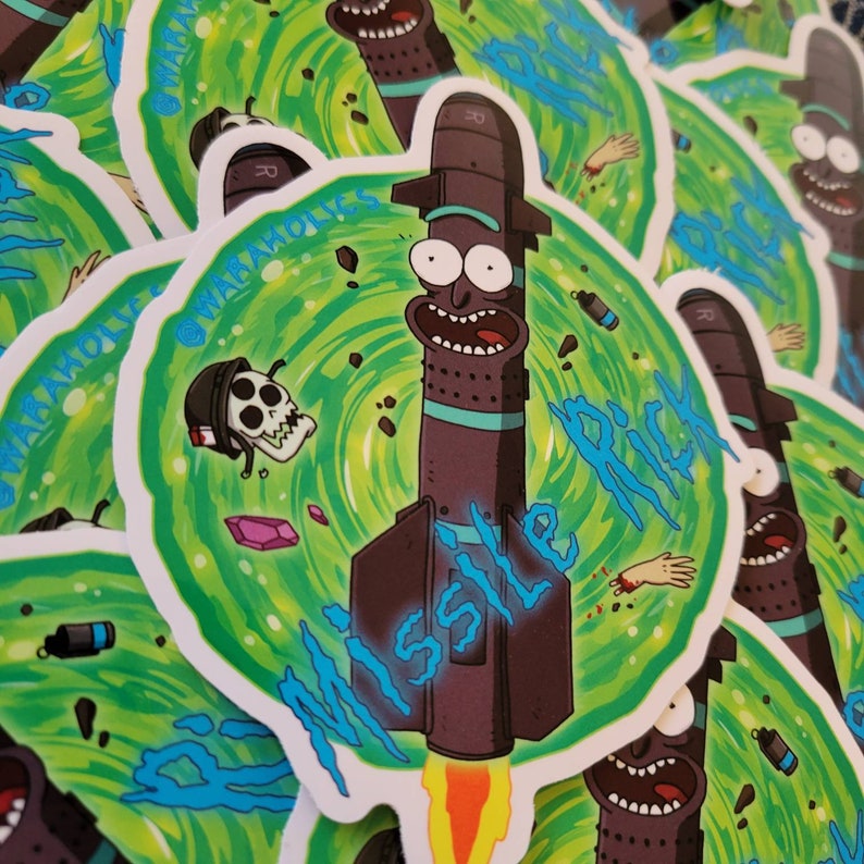 Missile Rick Sticker - Etsy