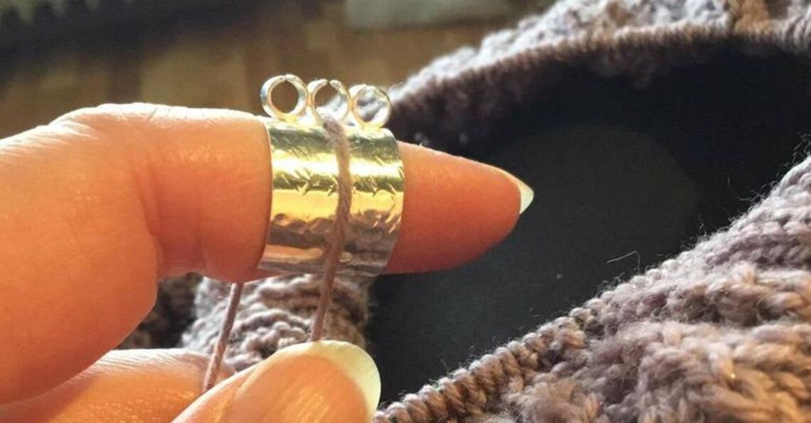 Knitting Ring - Etsy