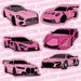 Cute Pink European Car Stickers, Porsche Decal, Mclaren Decal, Audi ...