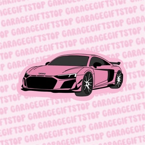 Cute Pink European Car Stickers, Porsche Decal, Mclaren Decal, Audi ...