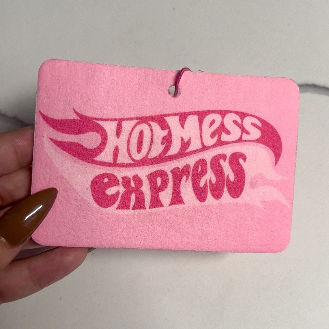 Hot Mess Express, Pink Air Freshener, Pink Car Accessories, Hot Wheels ...