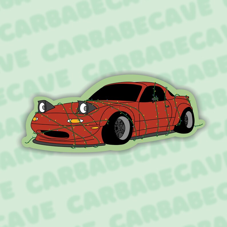 Christmas Car Stickers, Reindeer Mustang Sticker, Nissan 350z Sticker ...