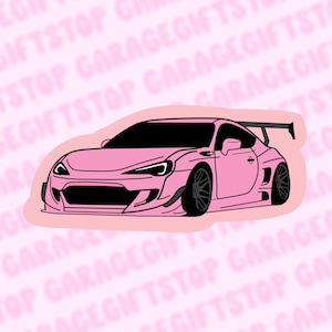 Cute Pink JDM Car Stickers, Miata Decal, RX7 Decal, S2000 Decal - Etsy
