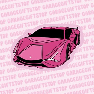 Cute Pink European Car Stickers, Porsche Decal, Mclaren Decal, Audi ...