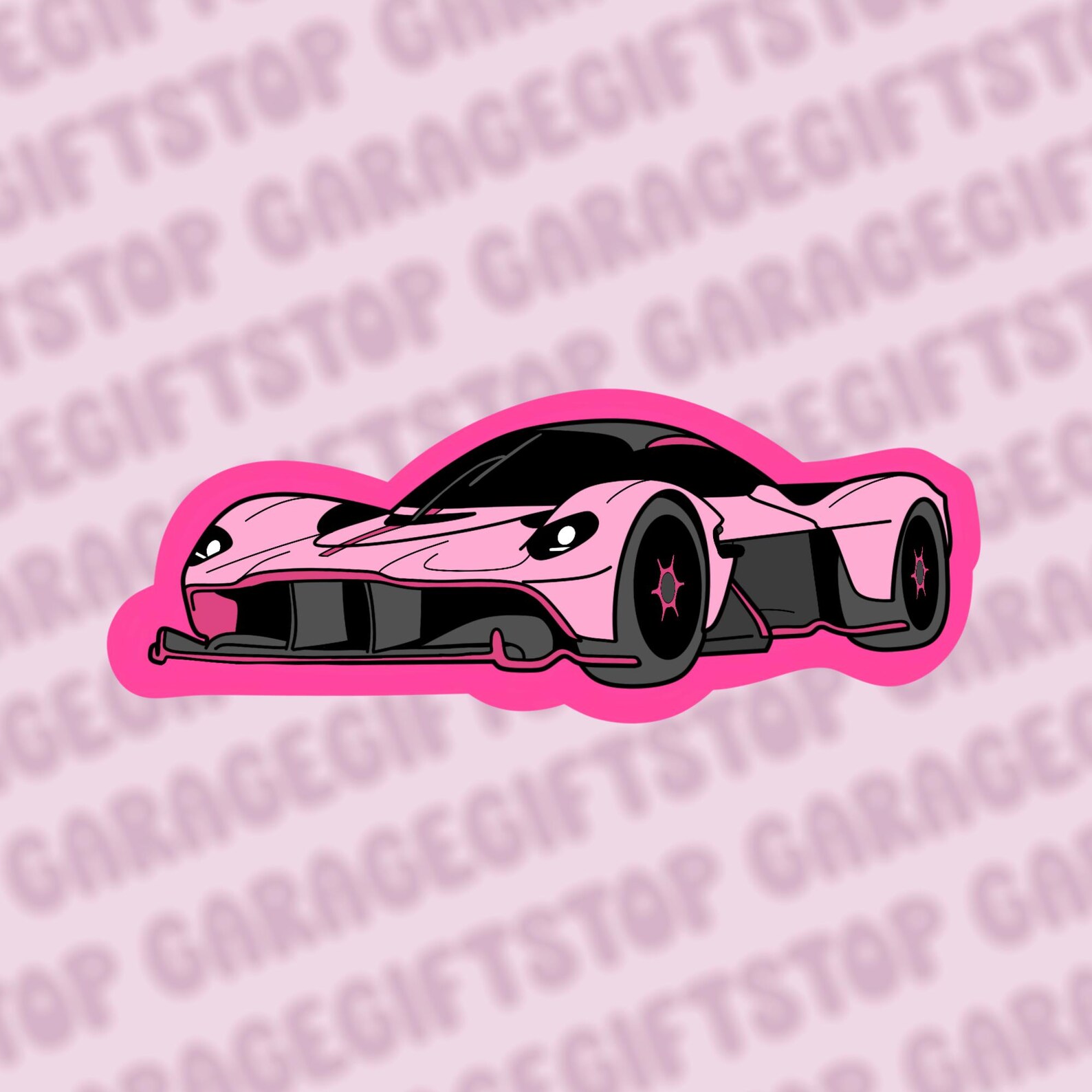 Pink Hypercar Sticker Pack | Girly Supercar Vinyl Decals | Cute Car ...