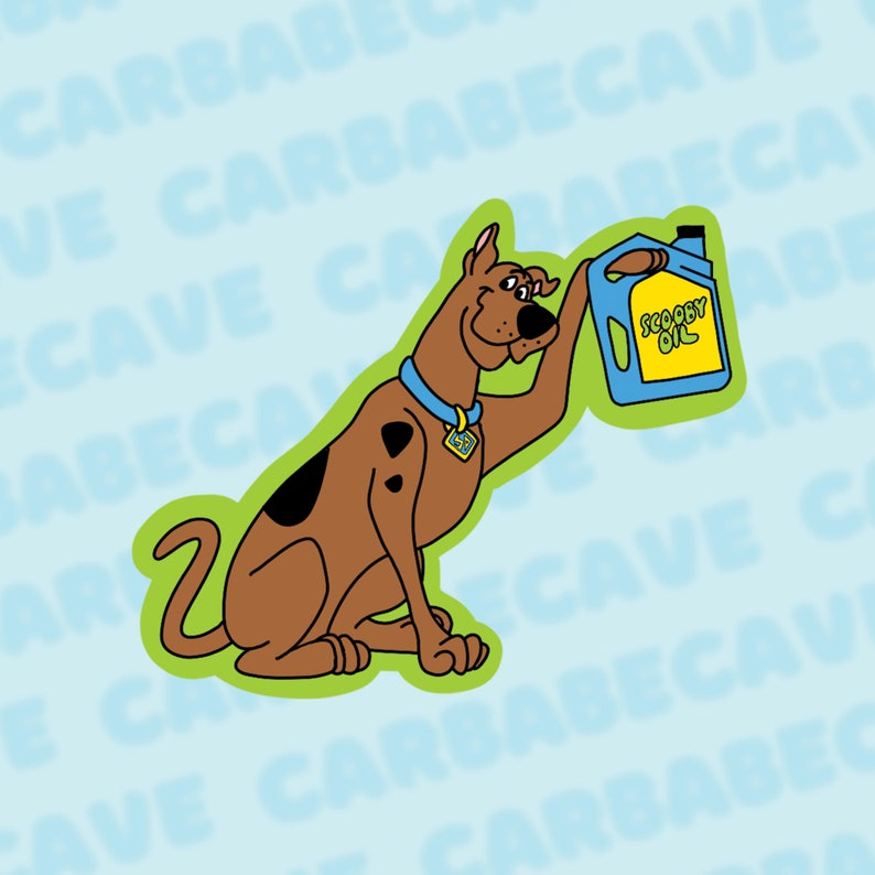 Scooby Doo Car Themed Stickers, Supercar Sticker, Car Part Stickers - Etsy