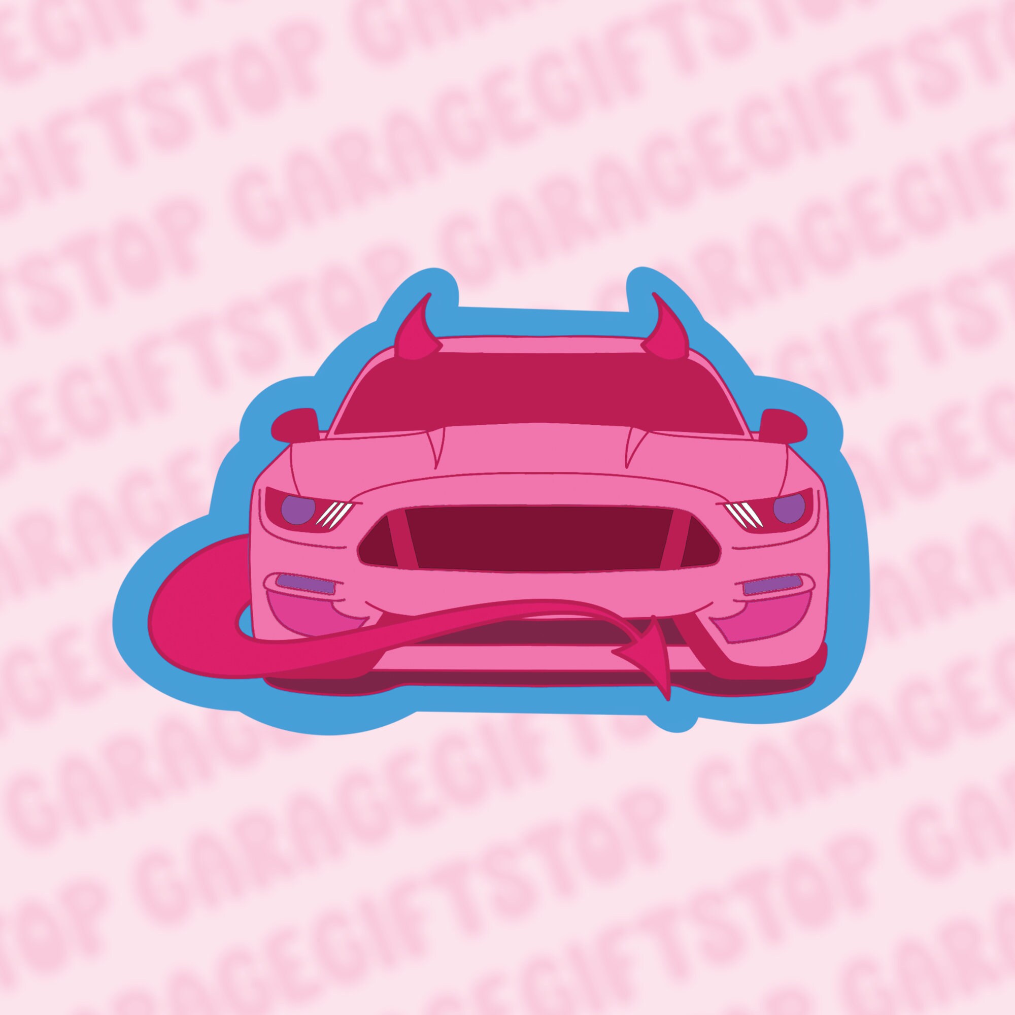 Starfire Supra Sticker, Pikachu S2K Sticker, Devil Mustang Sticker ...