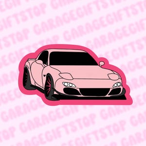 Cute Pink JDM Car Stickers, Miata Decal, RX7 Decal, S2000 Decal - Etsy