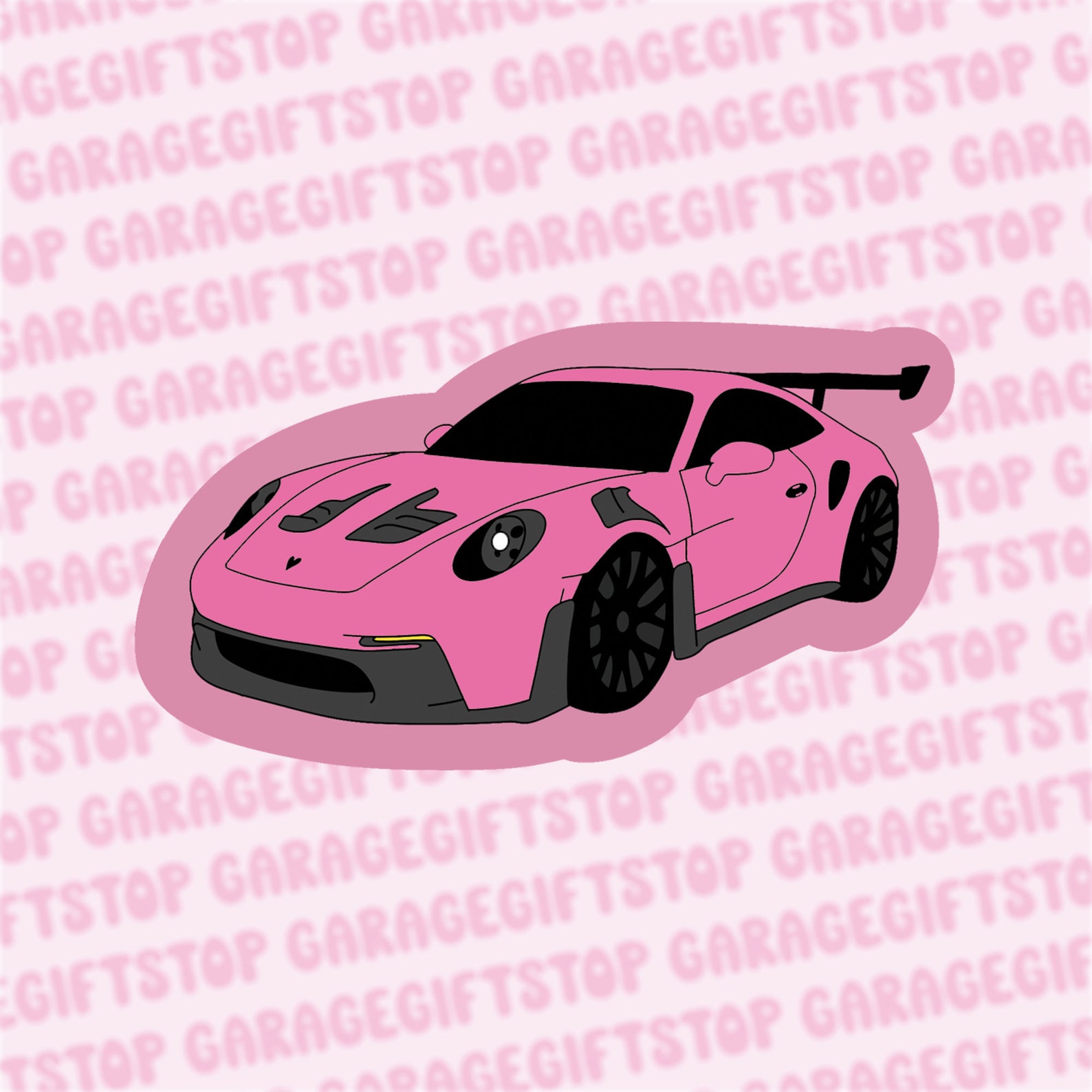 Cute Pink European Car Stickers, Porsche Decal, Mclaren Decal, Audi ...