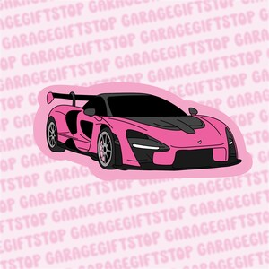 Cute Pink European Car Stickers, Porsche Decal, Mclaren Decal, Audi ...
