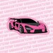 Cute Pink European Car Stickers, Porsche Decal, Mclaren Decal, Audi ...