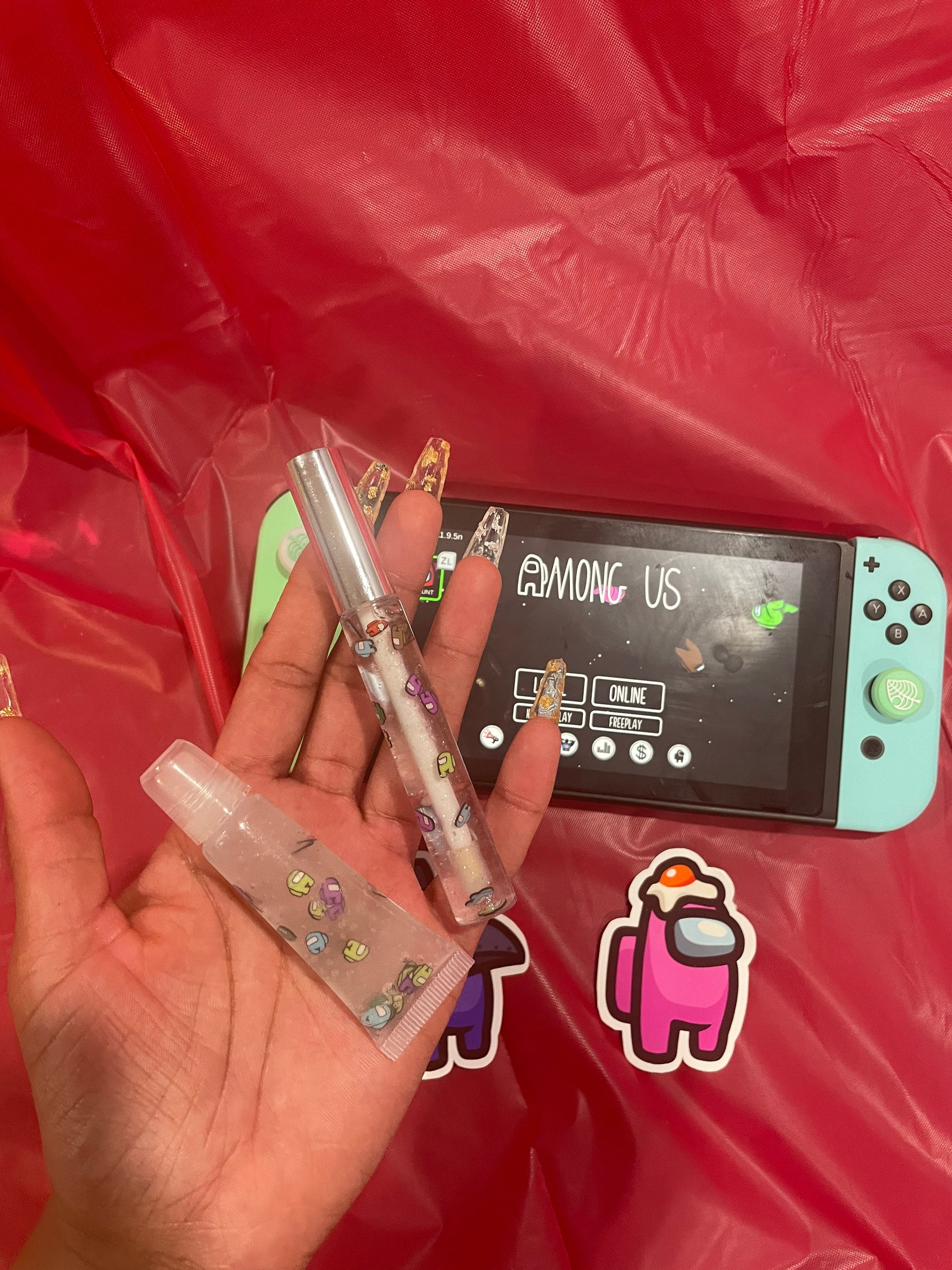 Among Us Video Game Lip Gloss Imposter Sus - Etsy