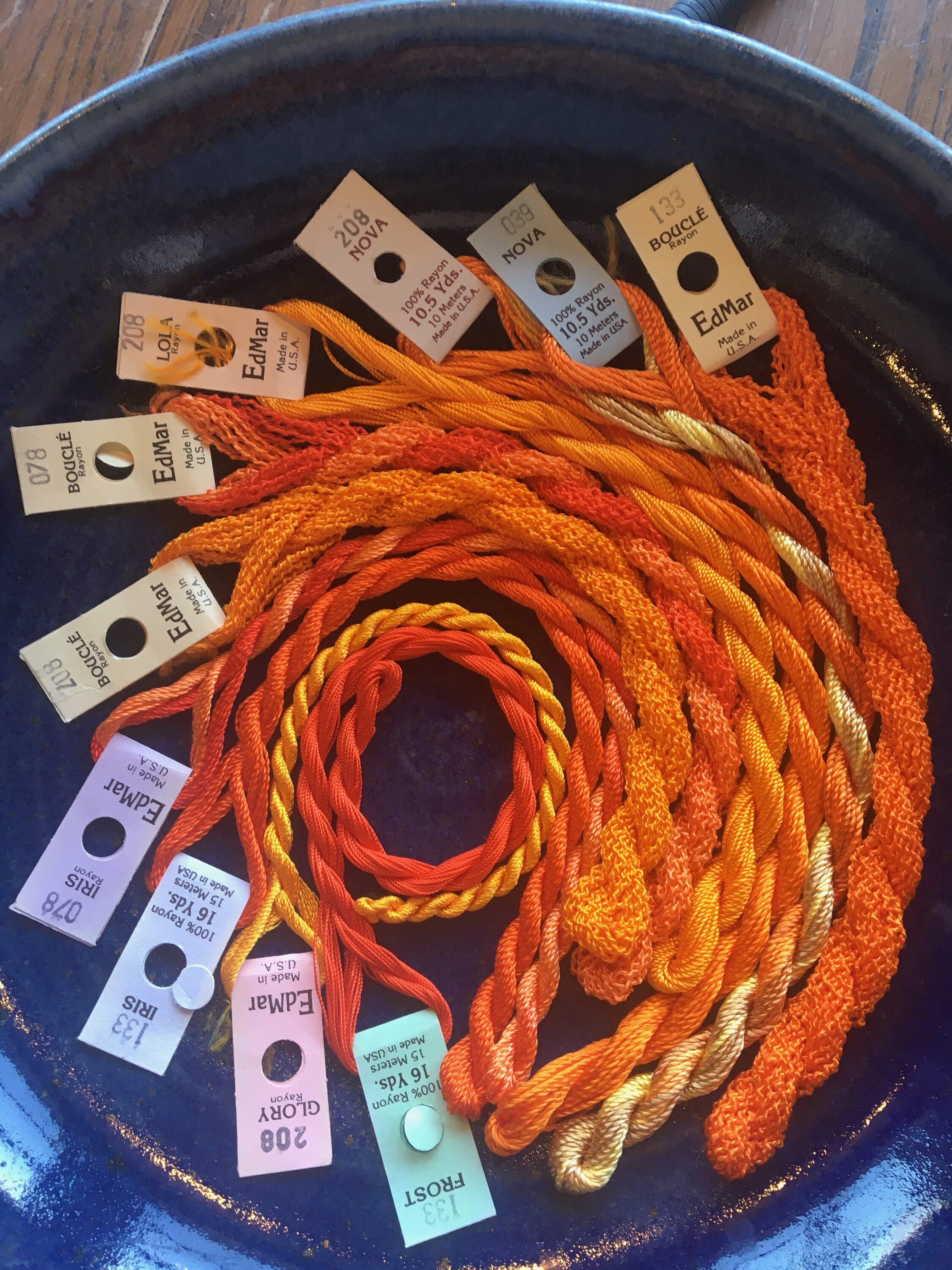 Brazilian Embroidery Threads Bundle of 10 Assorted 6 Marigolds - Etsy