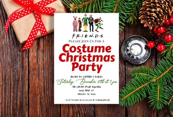 Custom Christmas Party Invitations Holiday Party Custom | Etsy