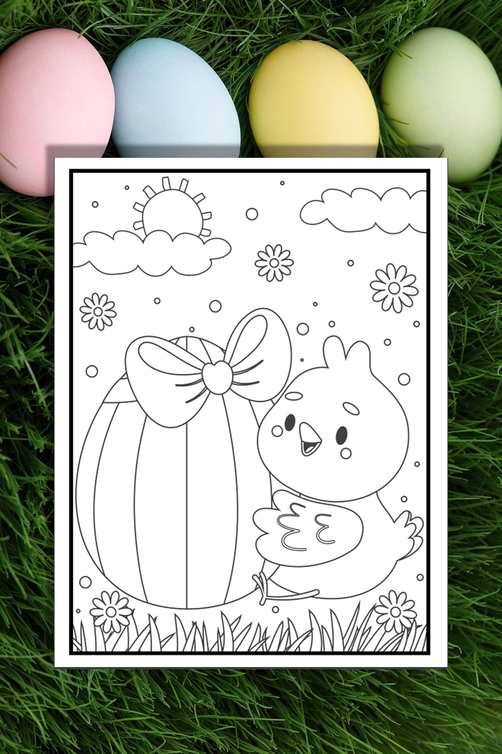 Easter Coloring Pages PDF, 40 Pages, Digital Download, Coloring Pages ...
